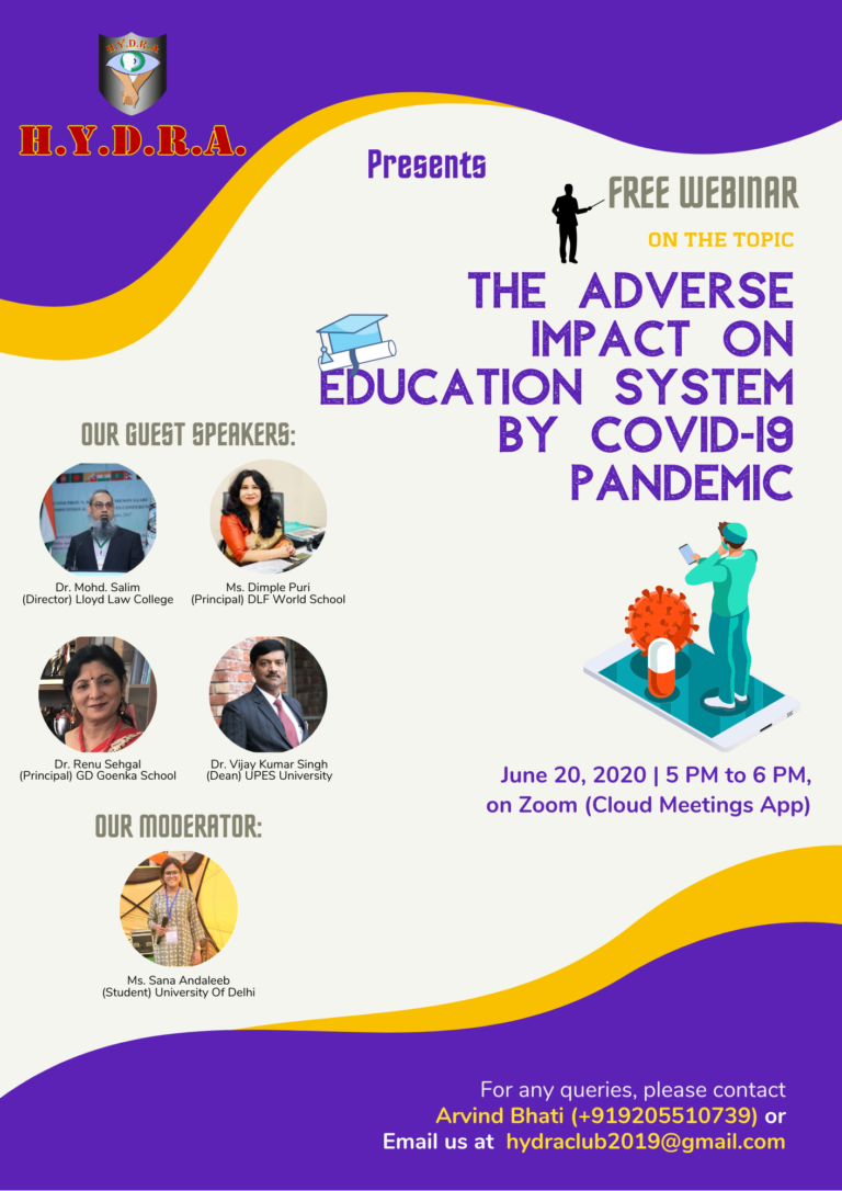 WEBINAR ON THE ADVERSE IMPACT ON EDUCATION SYSTEM BY COVID 19 PANDEMIC webinar-on-the-adverse-impact-on-education-system-by-covid-19-pandemic
