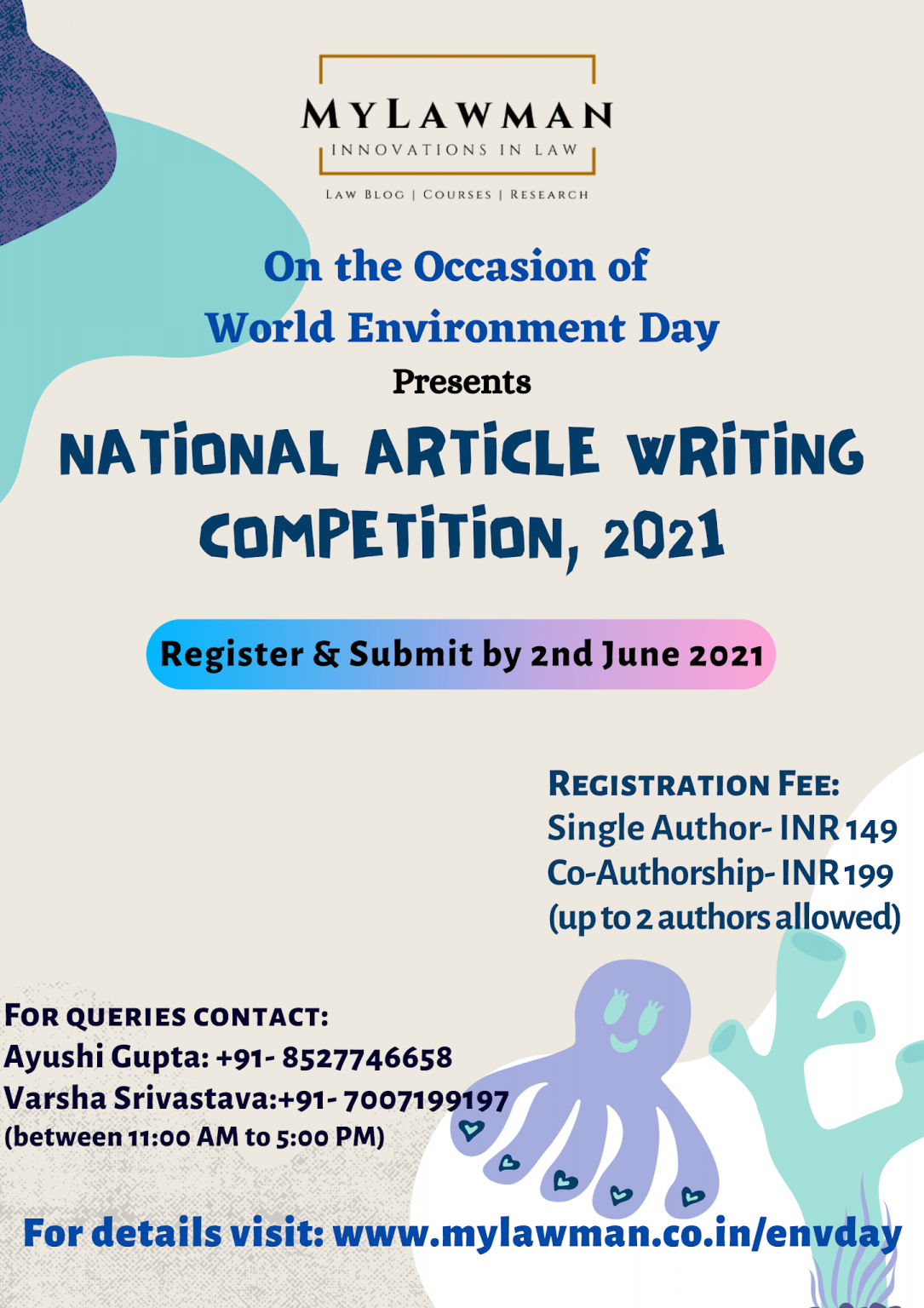 NATIONAL ARTICLE WRITING COMPETITION BY MYLAWMAN [REGISTER BY 2 JUNE 2021]
