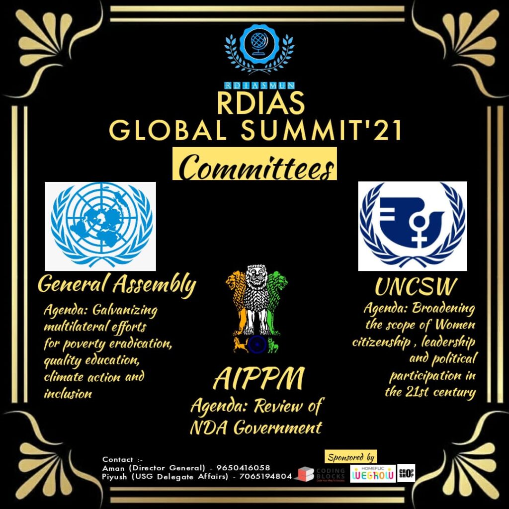 RDIAS GLOBAL SUMMIT BY THE CREDENCE CLUB AT THE RUKMINI DEVI INSTITUTE ...
