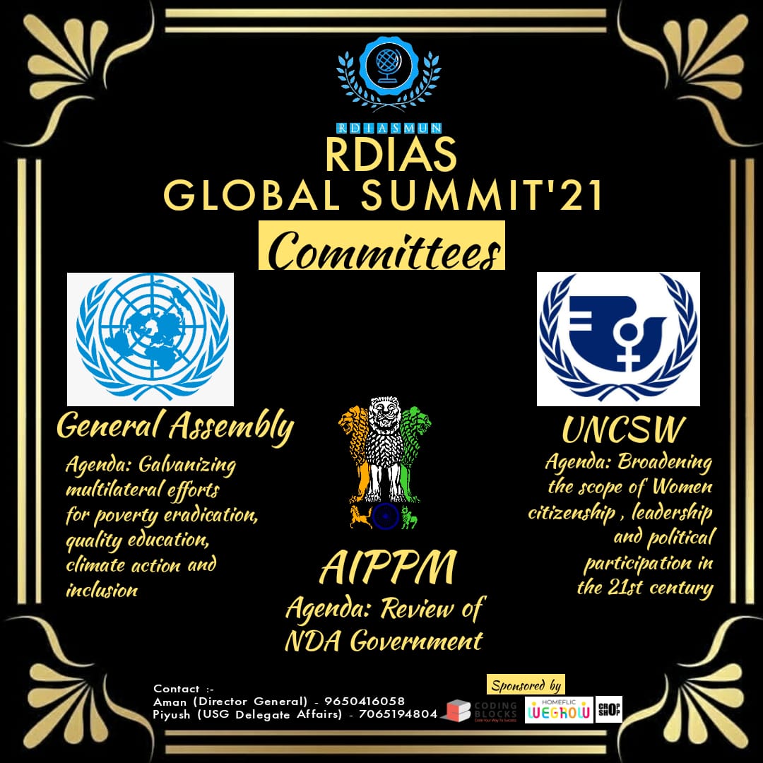 RDIAS GLOBAL SUMMIT BY THE CREDENCE CLUB AT THE RUKMINI DEVI INSTITUTE ...