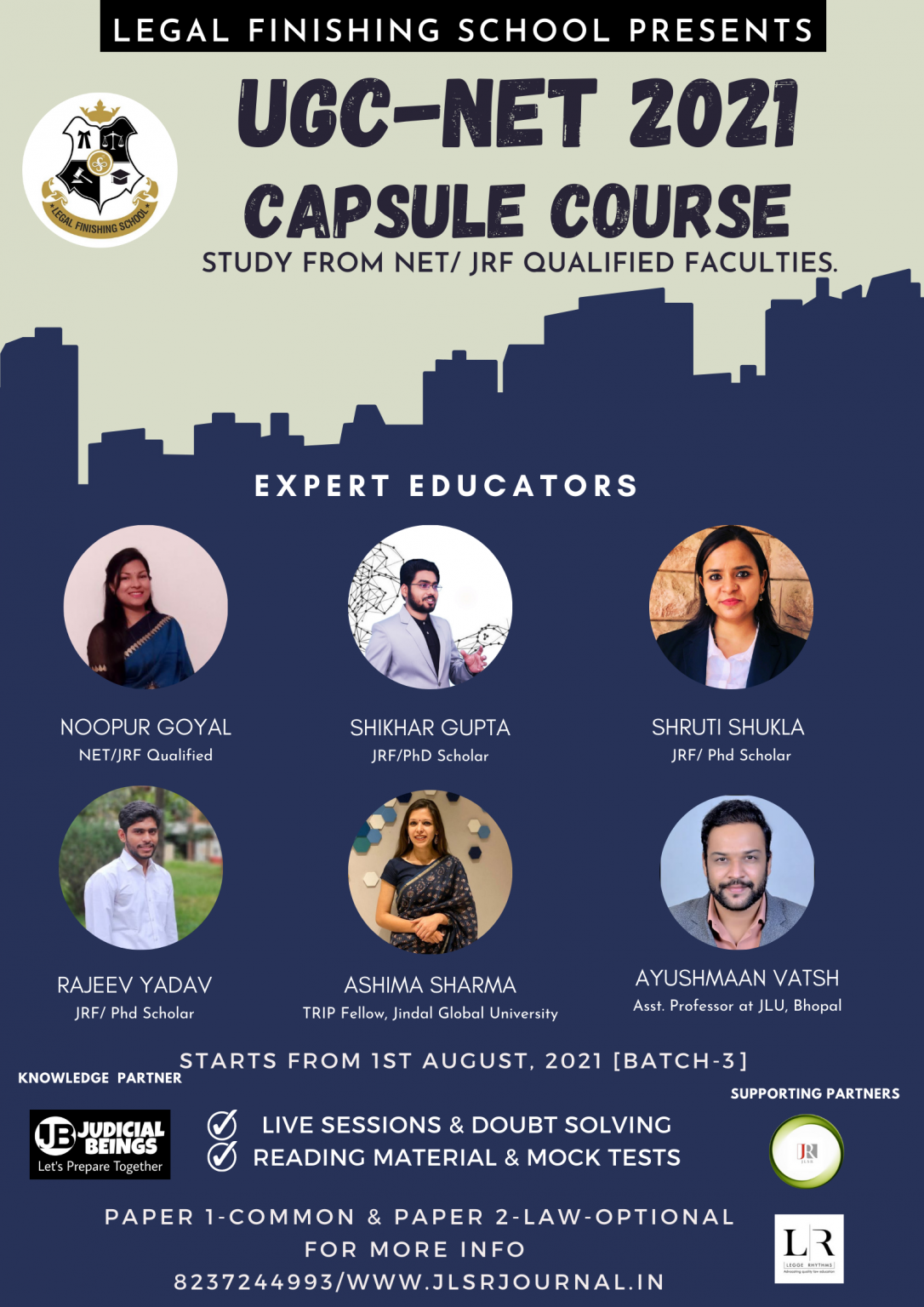 UGC-NET 2021 CAPSULE COURSE BY LEGAL FINISHING SCHOOL : REGISTER NOW ...