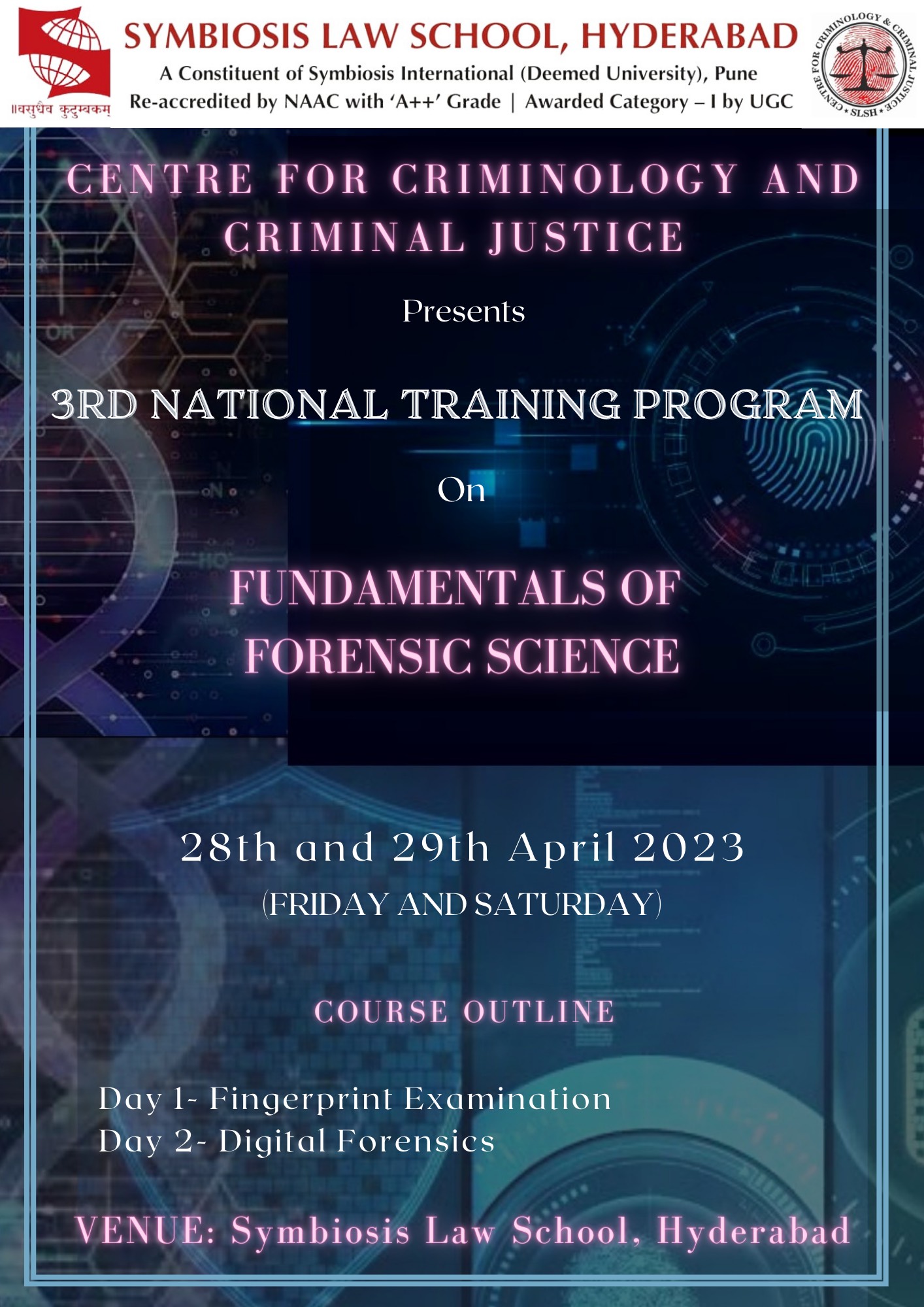 3RD NATIONAL TRAINING PROGRAM ON "FUNDAMENTALS OF FORENSIC SCIENCE" [28 ...