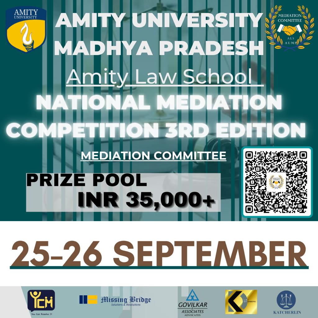 AUMP’S NATIONAL MEDIATION COMPETITION 3RD EDITION (25TH- 26TH SEPTEMBER ...